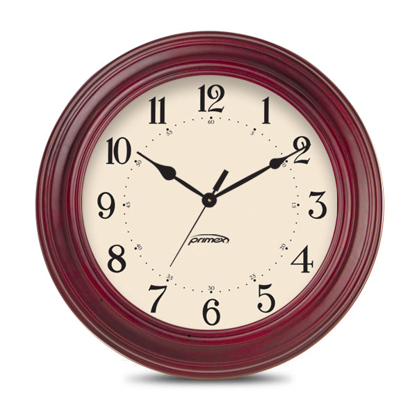 72MHz Radio Analog Clock - Wood Frame, 120V AC – Primex Sync