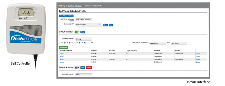 Bell Scheduler – Primex Sync